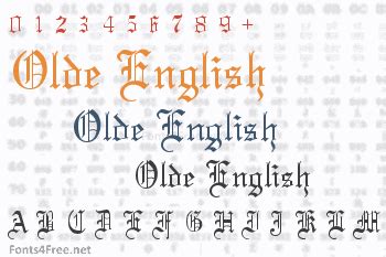 Olde English Font Download Fonts Free