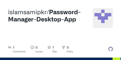 Github Islamsamipkrpassword Manager Desktop App