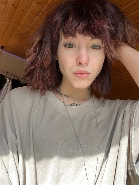 Lazy Morning Lazy Hair Lazy Goth Girl And No Makeup 💜 Am Still Cute 🫣