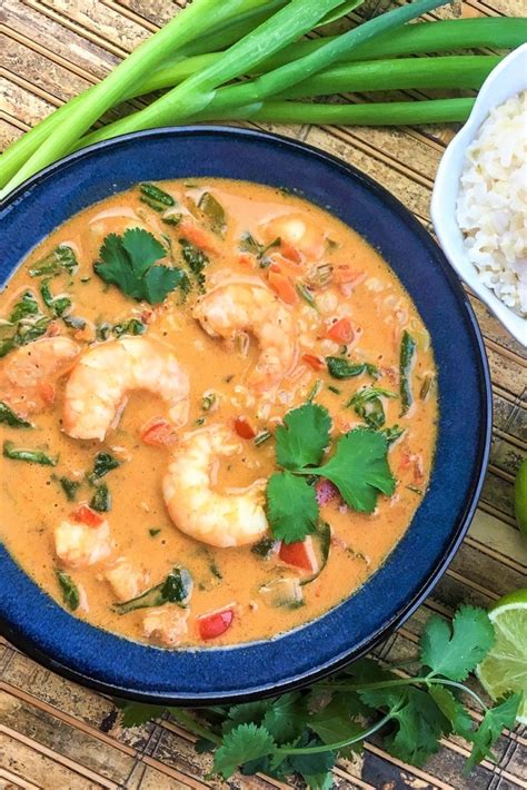 Thai Coconut Shrimp Soup Recipe Rosemary And Maple