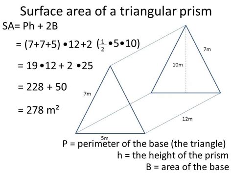 Explore The Surface Area Of Triangular Prism With Worksheet And Answers In Pdf