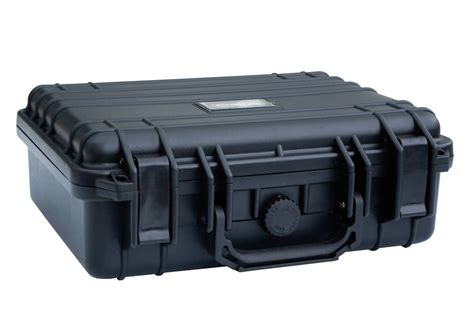 Protective Case In Plastic Pp Black With Foam Inserts 6 Litre Volume
