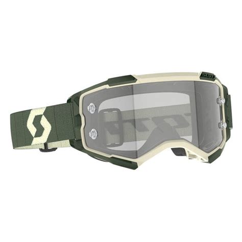 Scott Goggle Fury Ls Kaki Green Light Sensitive Grey Works Mx477