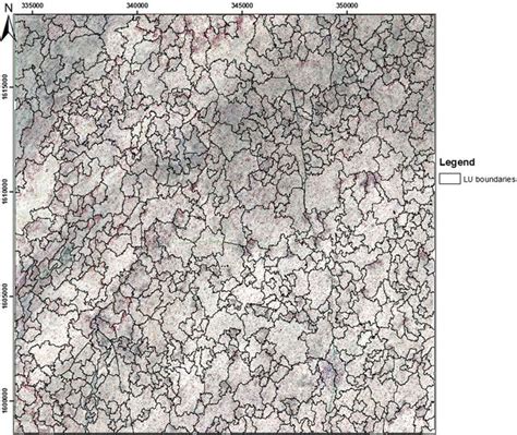 The Landscape Segmentation Results Landscape Units Boundaries Are In
