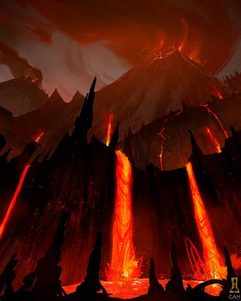 Volcano By Concept Art House On Deviantart