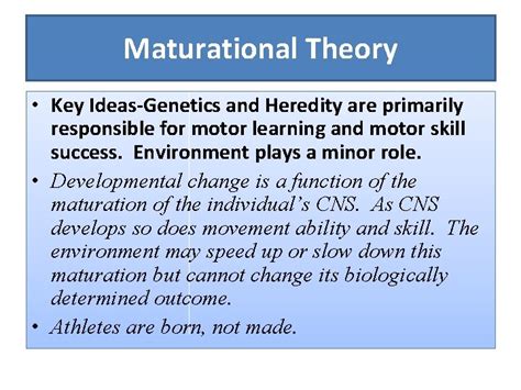 Chapter 2 Theoretical Perspectives In Motor Development Theories