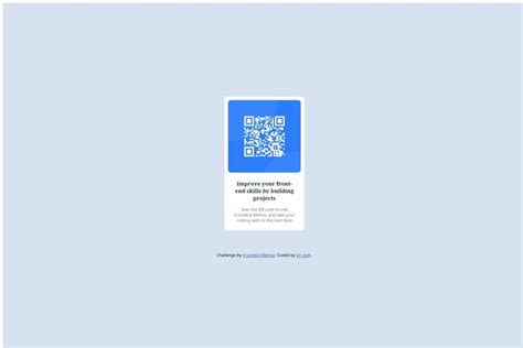 Frontend Mentor Qr Code Component Coding Challenge Solution