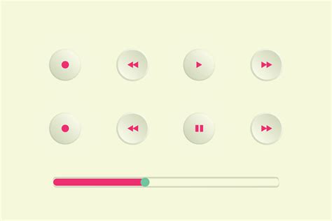This Is A Colorful UI Design With Soft Neumorphism Vector Art At Vecteezy