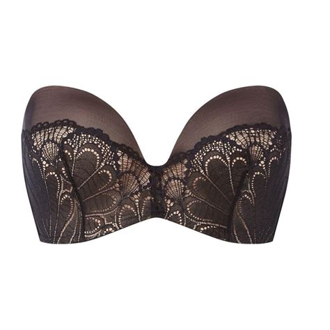 Podprsenka Wonderbra Ultimate Strapless Refined Glamour Push Up Black