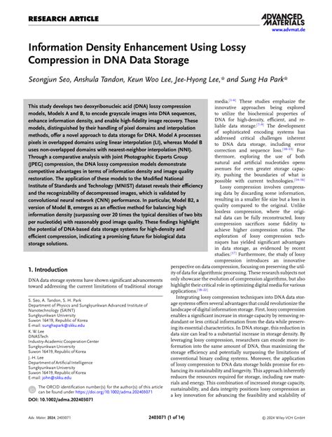 Information Density Enhancement Using Lossy Compression In Dna Data Storage Request Pdf