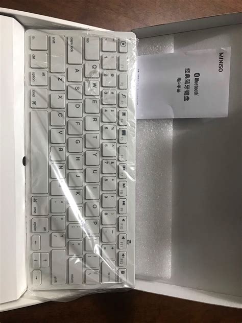 Miniso Wireless Keyboard Computers Tech Parts Accessories Computer Keyboard On Carousell