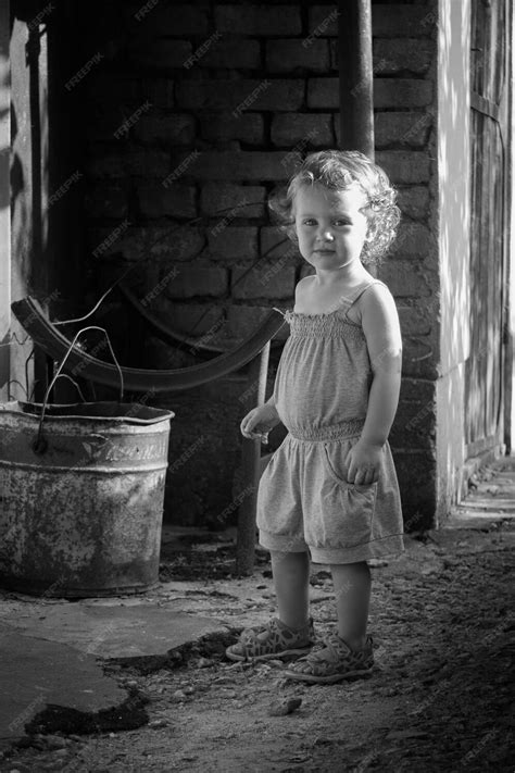 Premium Photo Full Length Portrait Of Cute Girl Standing Against