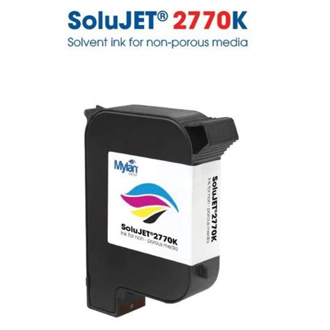 Solujet 2770k Solvent Based Black Hp45 Cartridge Tr