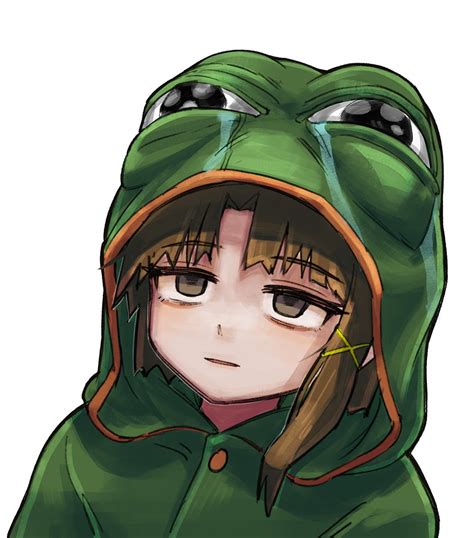 Iwakura Lain Pepe The Frog Boys Club Serial Experiments Lain 1girl