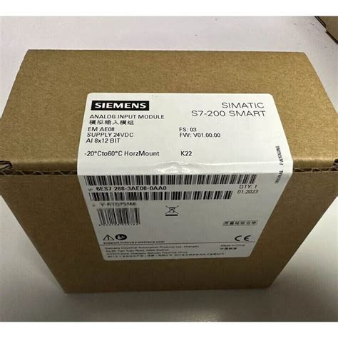 SIMATIC S SMART Analog Input SM AI ES AE AA At Rs Analog Input Output