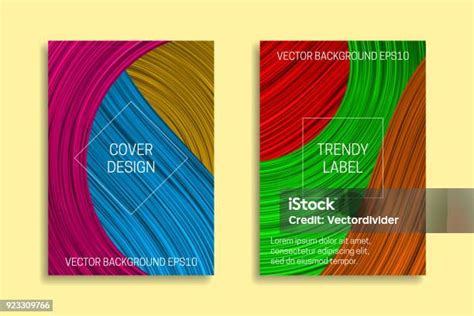 커버 디자인에 대 한 화려한 동적 배경입니다 포장의 유행 레이블 0명에 대한 스톡 벡터 아트 및 기타 이미지 0명 개체