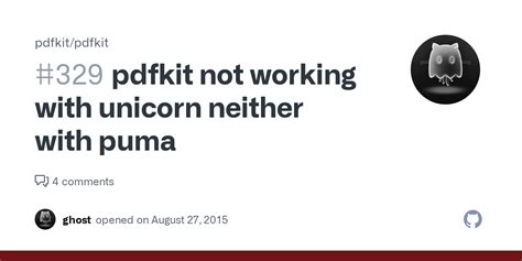 Pdfkit Not Working With Unicorn Neither With Puma · Issue 329 · Pdfkit