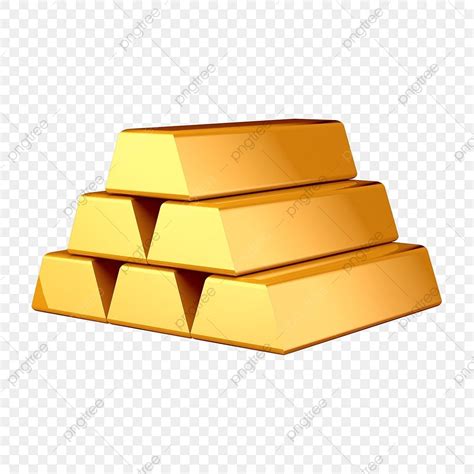 Bars 3d Transparent PNG 3d Stack Gold Bar 3d Stack Gold PNG Image