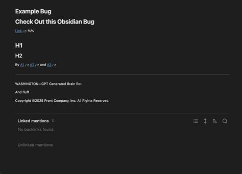 Multiline Comments Display In Reading Mode Bug Reports Obsidian Forum