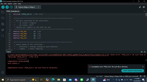 I Am Unable To Upload The Code Please Provide Troubleshooting Suggestions Thank You Ide 2x