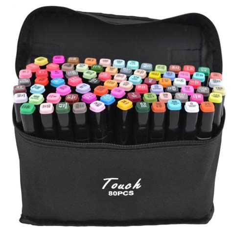 ᐉ Набор скетч маркеров для рисования двусторонние Touch 80 шт • Купить в Киеве Украине