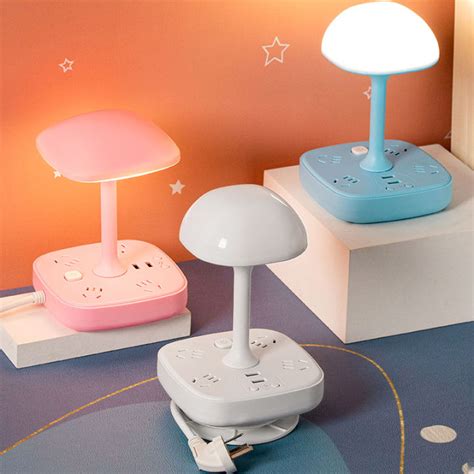 Creative Multi Function Conversion Socket Desk Lamp Usb Plug In Board