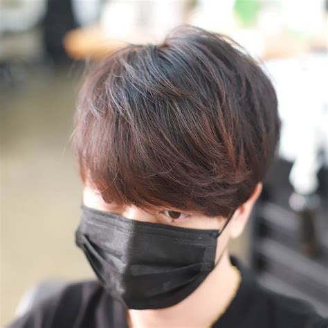 남자댄디투블럭 댄디컷 앞머리가 긴 스타일의 댄디투블럭 경기광주미용실 라온헤어 신현동미용실