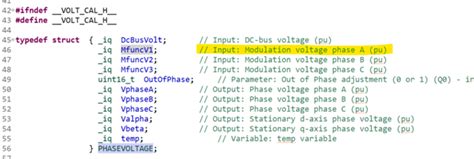 Tms320f28379d Phase Voltage Calculation From Dc Busin Voltcalch