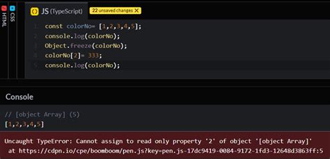 Immutability In Javascript