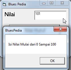 Menentukan Nilai Huruf Visual Basic Blues Pedia