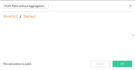 Difference Between Aggregated And Non Aggregated Calculations In Tableau