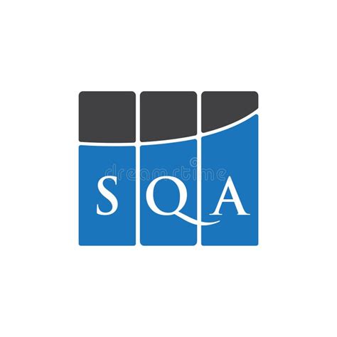 Sqa Letter Logo Design On Black Background Sqa Creative Initials Letter