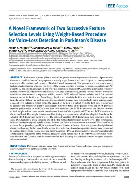 A Novel Framework Of Two Successive Feature Selection Levels Using Weight Based Procedure For