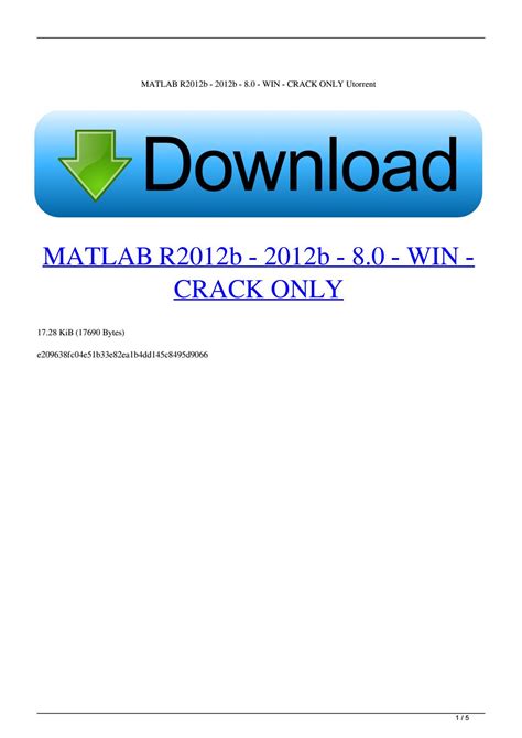 Matlab 2012b Crack Only Liciouslasopa