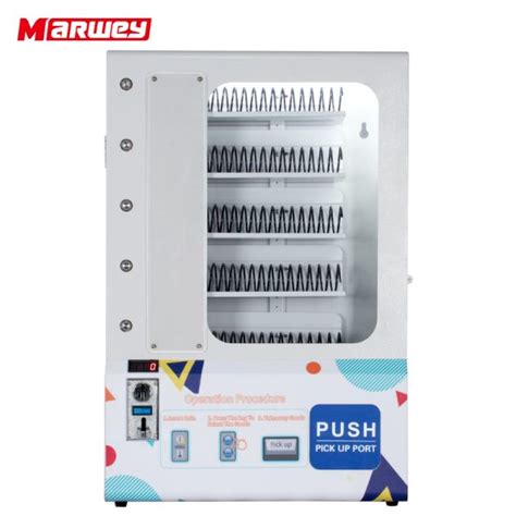 Small Vending Machine Wall Mounted Coin Bill Operated Snack Drink Vending Machine Marwey