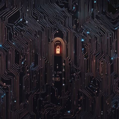 premium vector digital lock with binary code 3d rendering computer