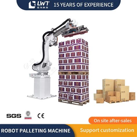 China Factory Automatic Robot Palletizer For Stacking And Palletizing