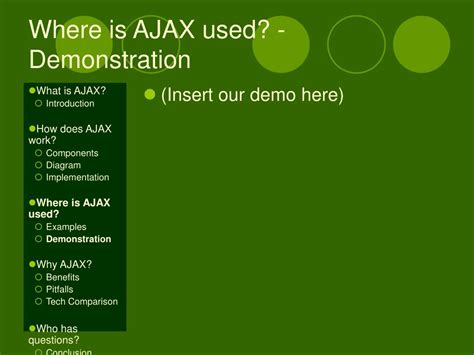 Ppt Ajax Technology Evaluation Powerpoint Presentation Free Download Id3935104
