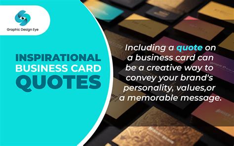 Inspirational Business Card Quotes 16 Motivational Quotes