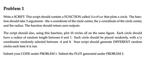 Solved Problem 1 Write A Script This Script Should Contain