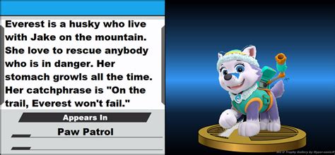 Super Smash Trophy Everest By Cozyglow Sweetie Tf On Deviantart