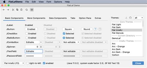 Flatlaf 10 Swing Look And Feel The Jformdesigner Formdev Blog