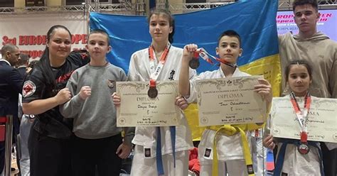 Полтавські каратисти здобули чотири медалі на Кубку Європи у Польщі • Карате • Полтавщина Спорт