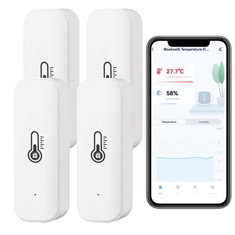 Amazon Com Dosilkc Smart WiFi Thermometer Hygrometer PCS Indoor Room Temperature Humidity
