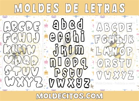 Moldes De Letras Para Manualidades