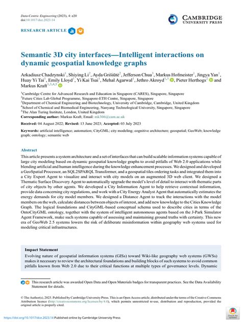 semantic 3d city interfaces intelligent interactio pdf databases geographic information system