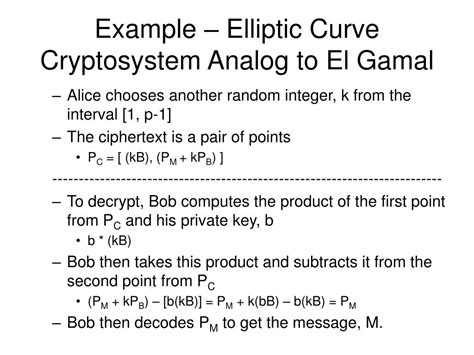Ppt Elliptic Curve Cryptography Powerpoint Presentation Free