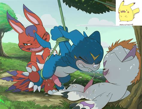 Elecmon Gomamon Veemon