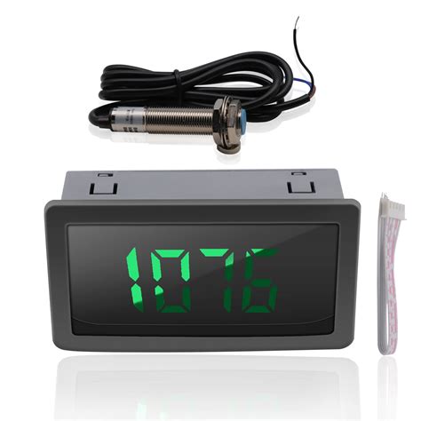 Buy Ruizhi Digital Tachometer Rpm Speed Meter Dc 8 24v Digital Speedometer Motor With Hall