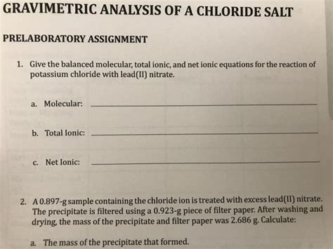 solved give the balanced molecular total ionic and net